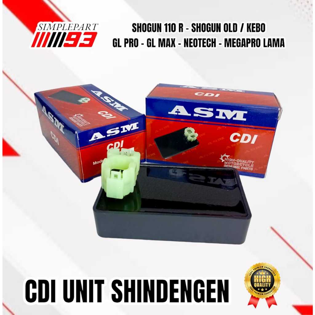 Jual CDI UNIT SHINDENGEN MOTOR - SHOGUN 110 125 OLD / NEW , GL PRO ...
