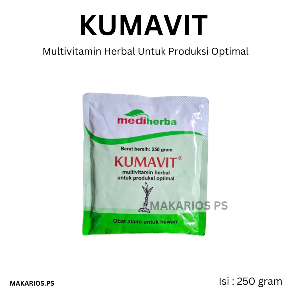 Jual KUMAVIT Kemasan 250 gram Multivitamin Herbal dan Penambah Nafsu ...
