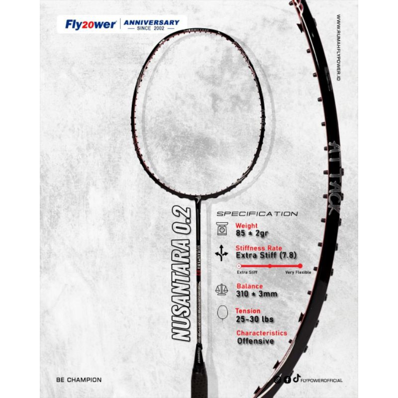 Jual raket FLYPOWER nusantara 0.2 | Shopee Indonesia