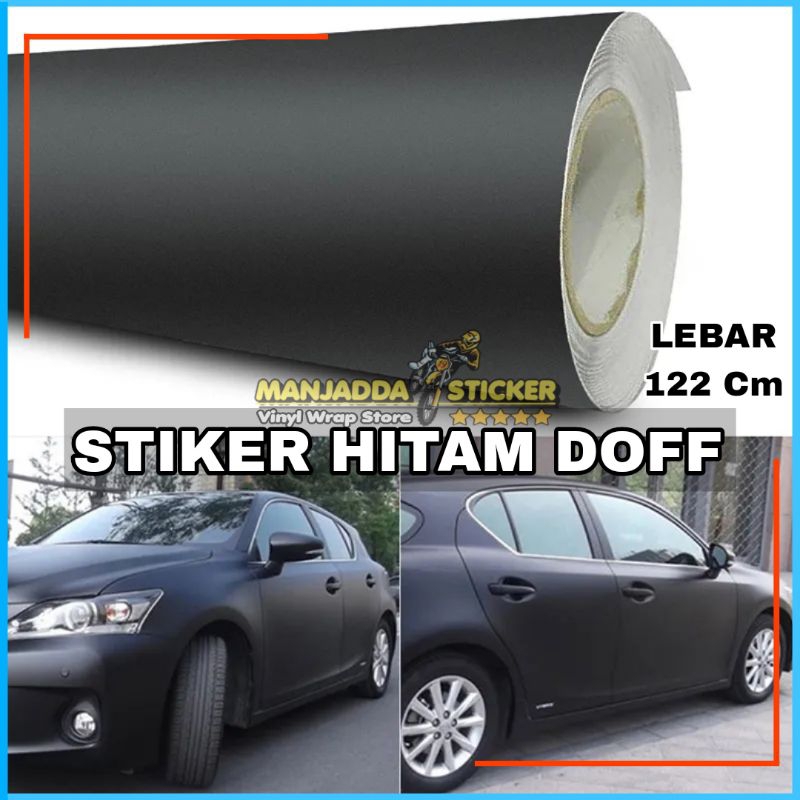 Jual stiker mobil skotlet hitam doff sticker scotlite premium untuk ...
