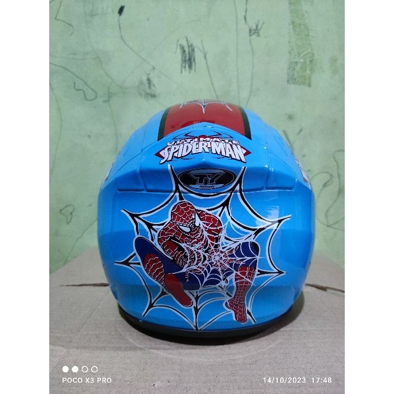 Jual HELM Junior SNI Usia 3-12 tahun stickers Helm anak Pet karakter ...