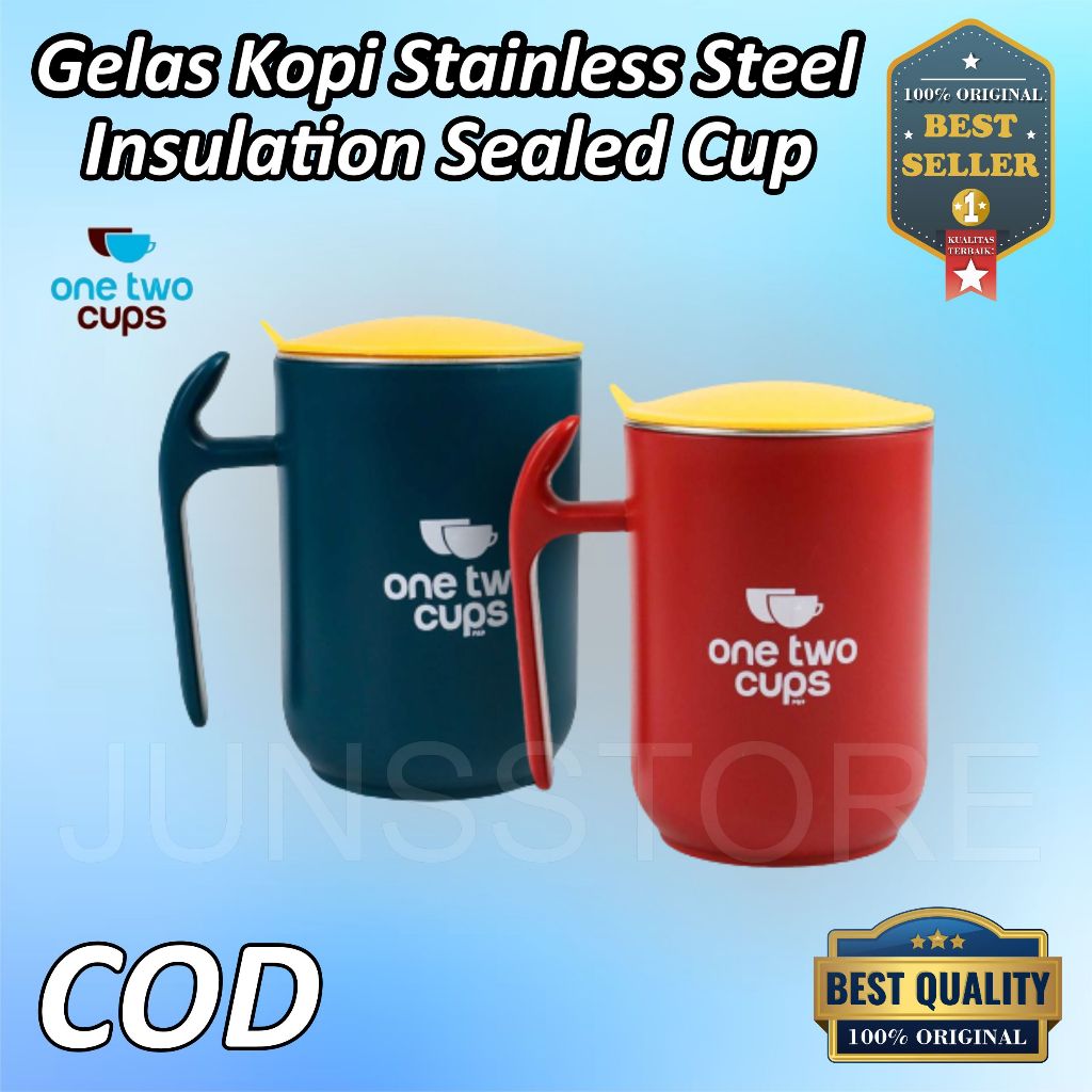 Jual Gelas Kopi Stainless Steel Insulation Sealed Cup Coffee Tea Mug ...
