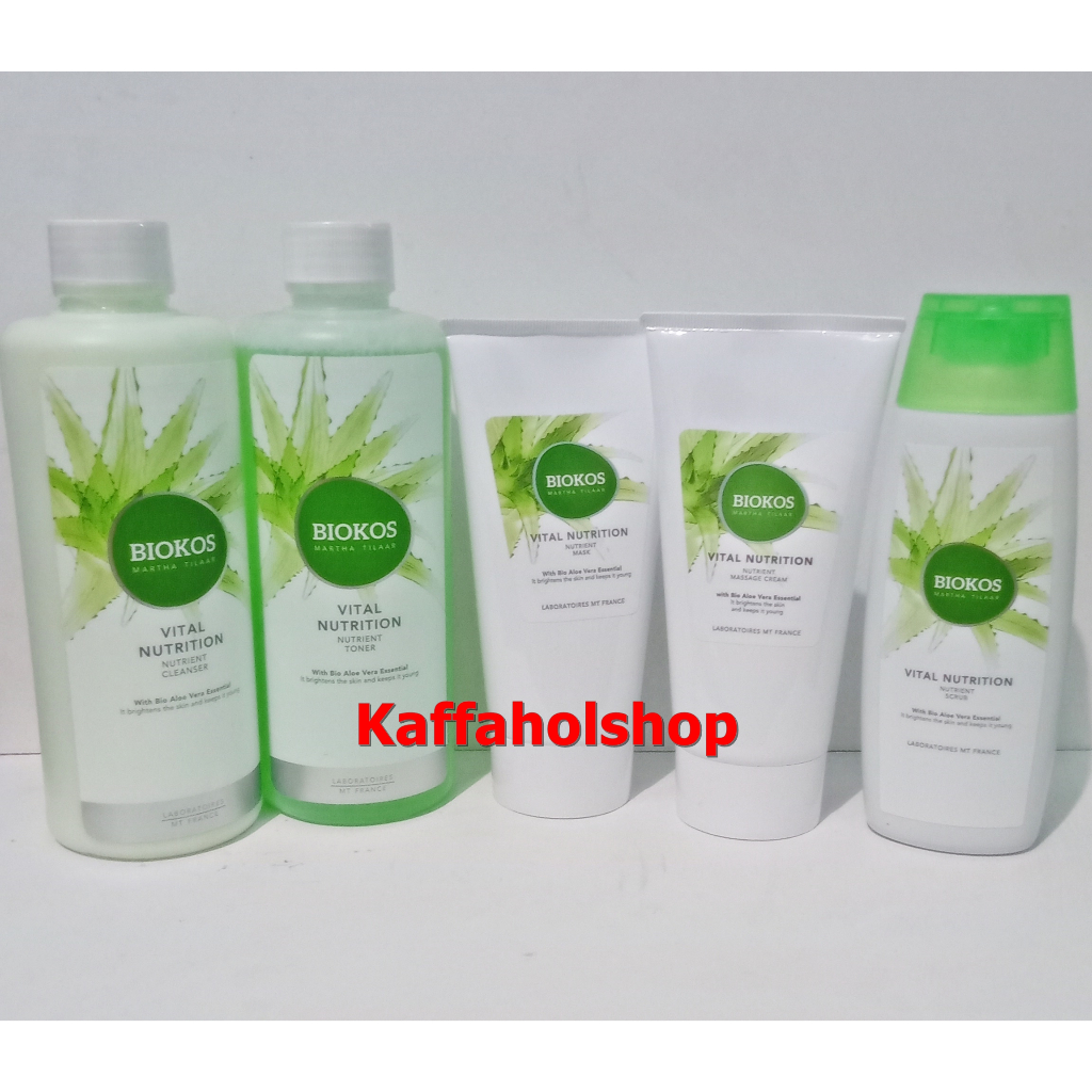 Jual Biokos Paket Facial Cleanser, Toner, Exfoliating Lotion, Deep ...