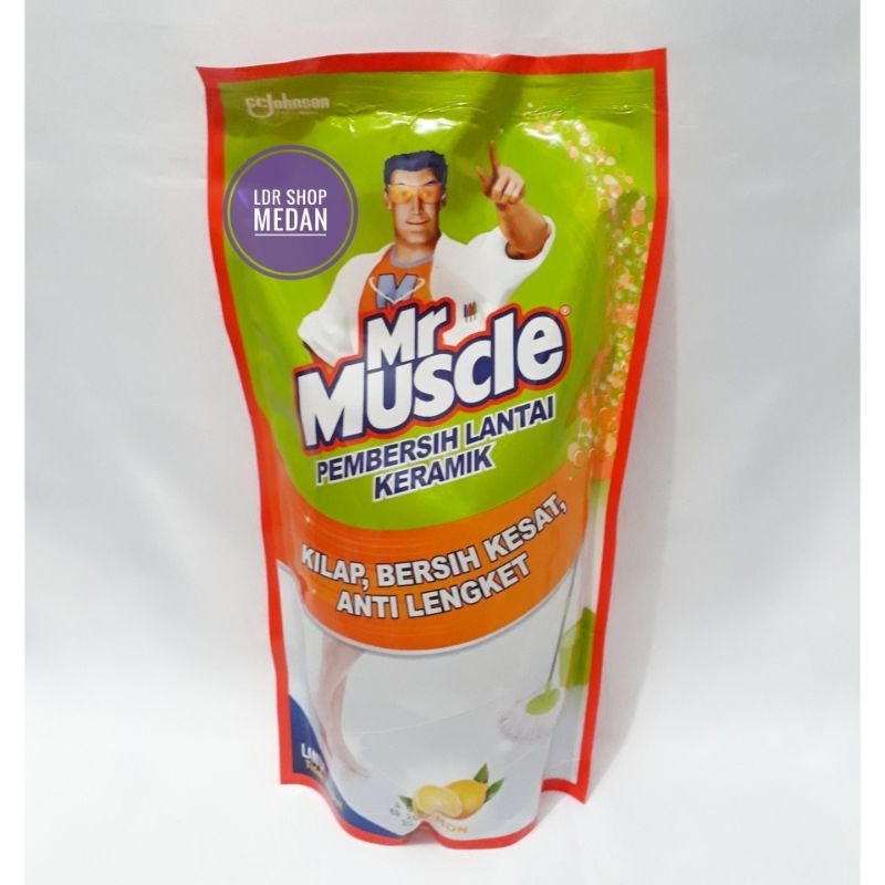 Jual Mr.Muscle pembersih lantai keramik 720ml (Lemon) | Shopee Indonesia