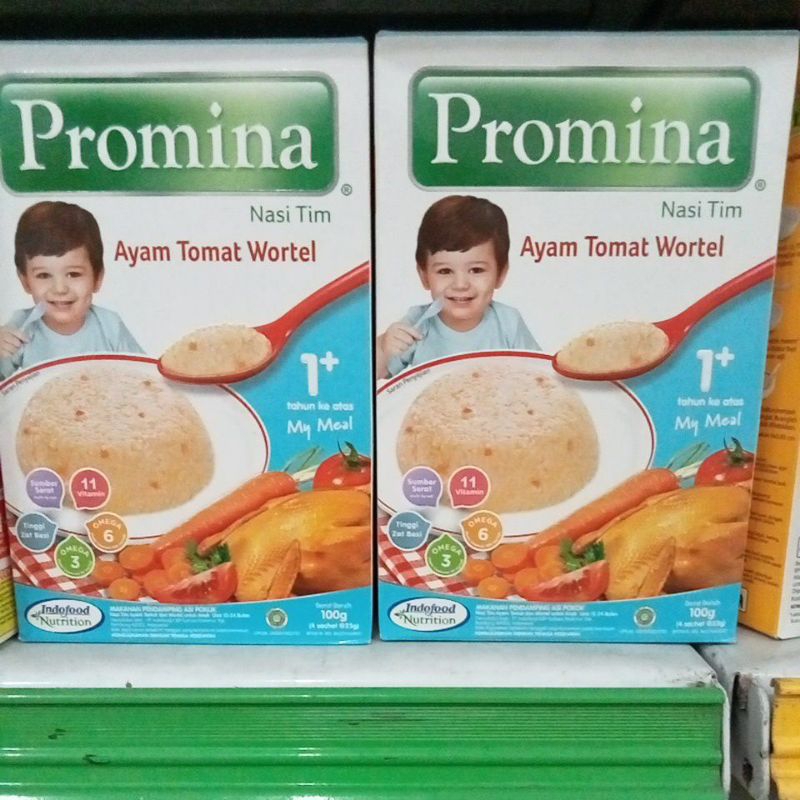 Jual PROMINA NASI TIM 1+ AYAM TOMAT WORTEL 100GR | Shopee Indonesia