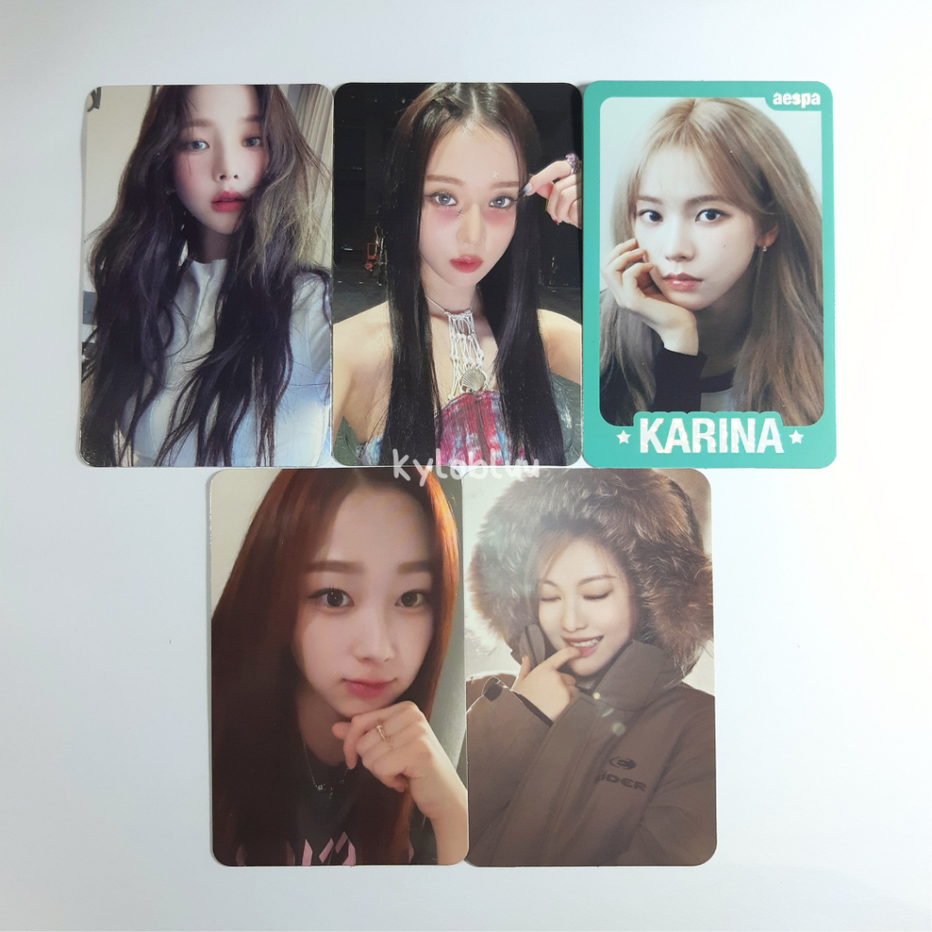 Jual [ready] Photocard Pc Official Aespa Karina Album Pob Benefit My