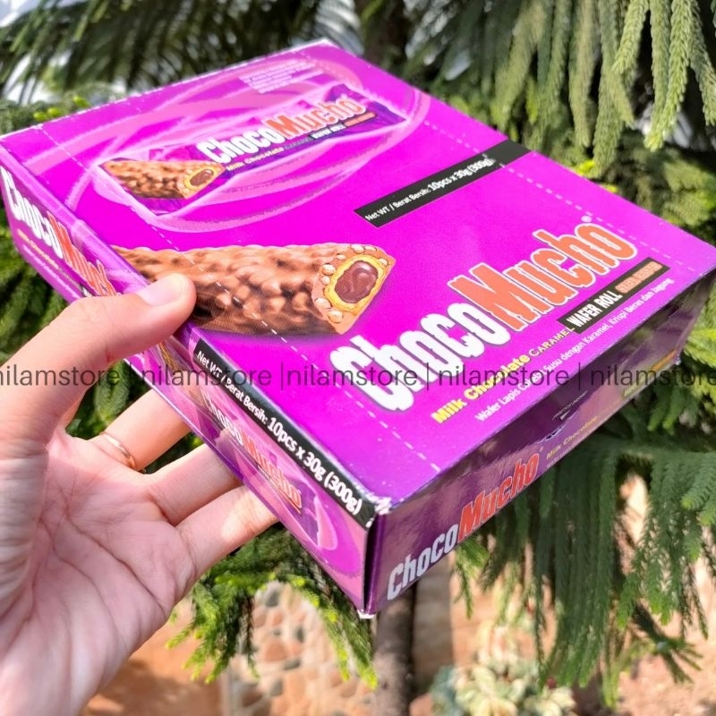Jual Coklat Choco Mucho 1 Box isi 10 | Chocomucho Coklat Caramel ...