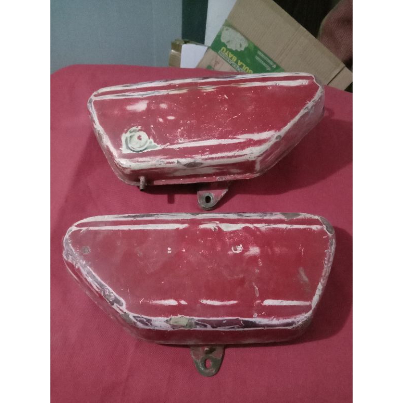Jual Tangki Botol Oli Samping Set Cover Tutup Aki Accu Yamaha RS100 ...