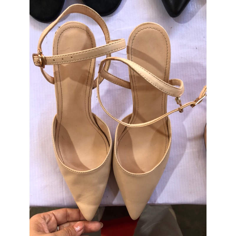 Jual HIGH HEELS PRELOVED S3COND SEPATU HAK TINGGI COKLAT MUDA | Shopee ...