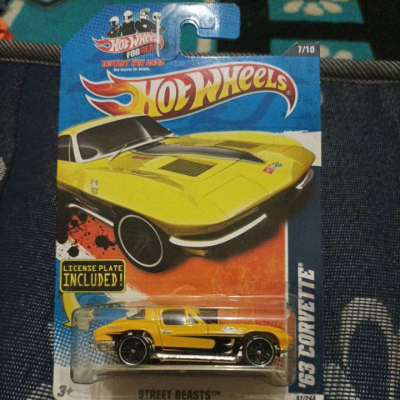 Jual Hot Wheels 63 Corvette | Shopee Indonesia