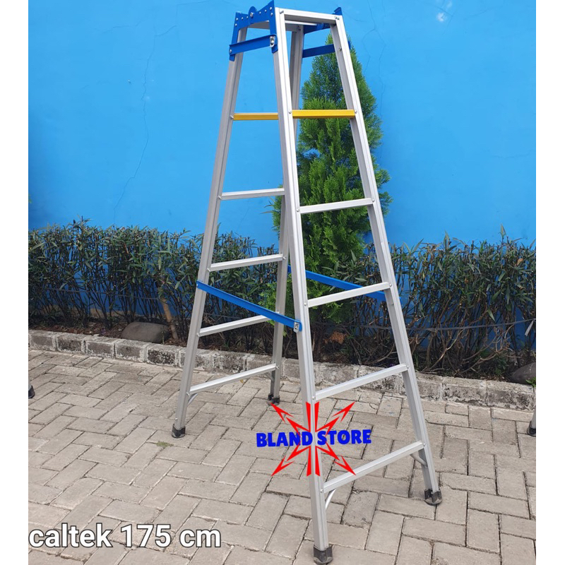 Jual Tangga Lipat Aluminium Ladder Ukuran 1,75 Meter / 175 Cm | Shopee ...