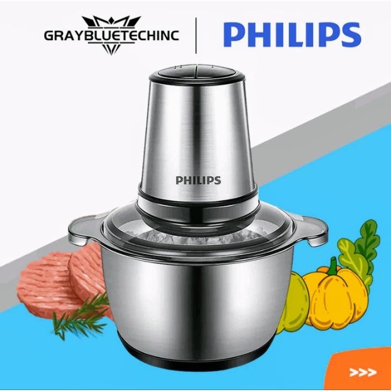 Jual PHILIPS Penggiling Blender Chopper Penggiling Daging Listrik 400W ...