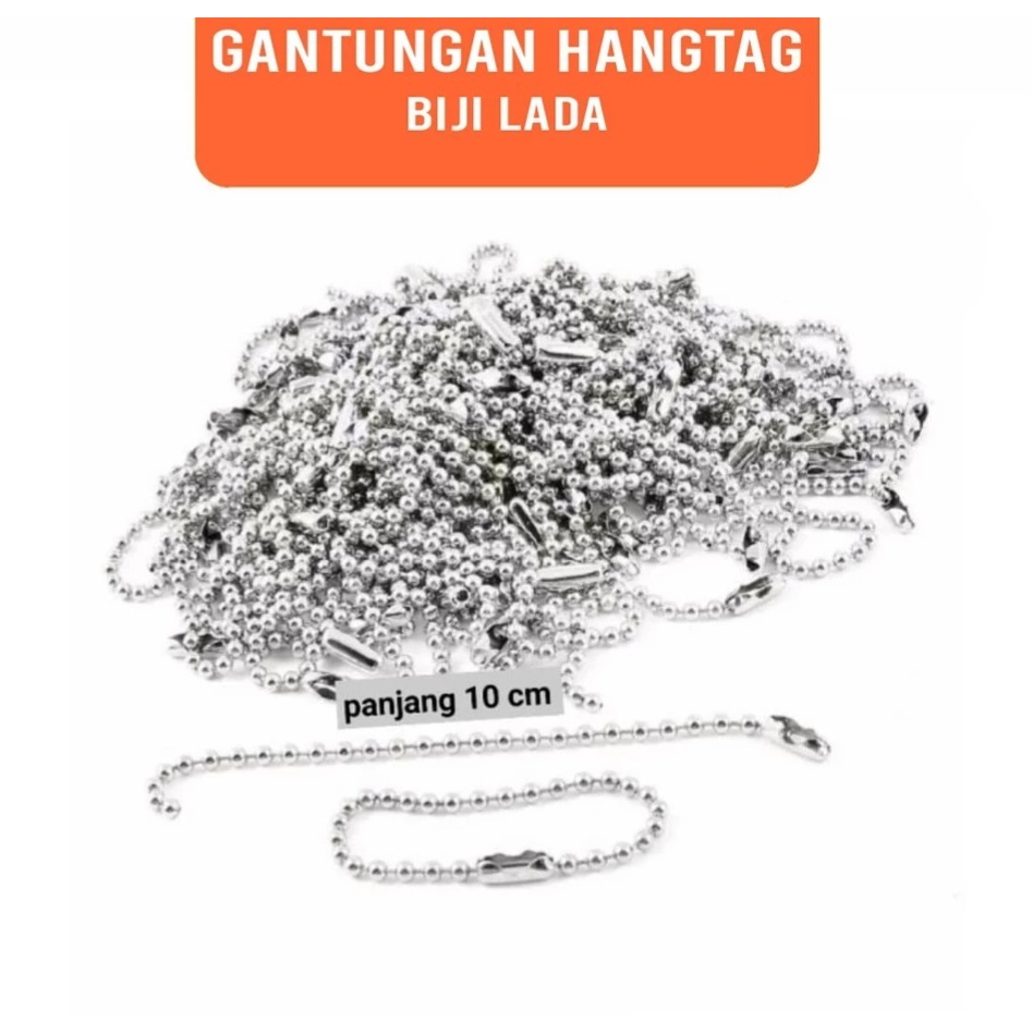 Jual Rantai Biji Lada Rantai kuku Merica Tali Gantungan Kunci Hangtag ...