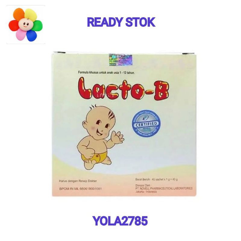 Jual Lacto B Box isi 40 sachet pack isi 10 sachet | Shopee Indonesia