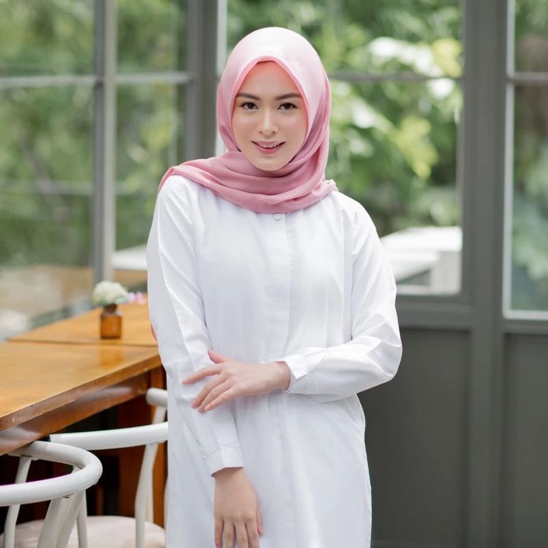 Jual !!!CUCI GUDANG!!! HIJAB MY LADY VOAL PLAIN JAHIT | Shopee Indonesia