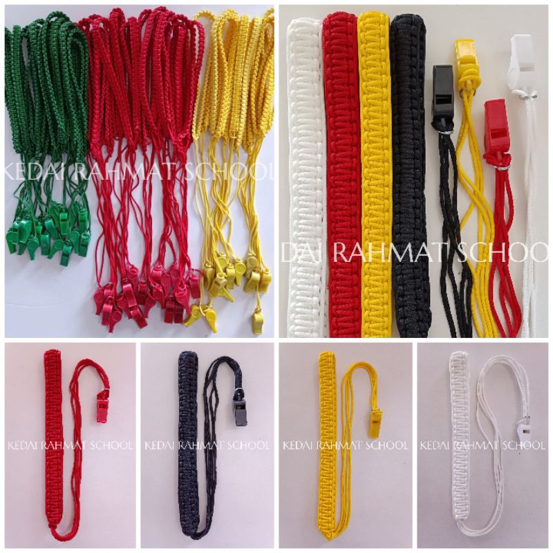 Jual 1 Set Talikur + Peluit Tali Koor Kur Komando Pramuka SD SMP SMA ...