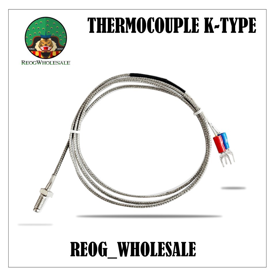 Jual Thermocouple K Type 0-400C Stainless Steel 1m | Shopee Indonesia