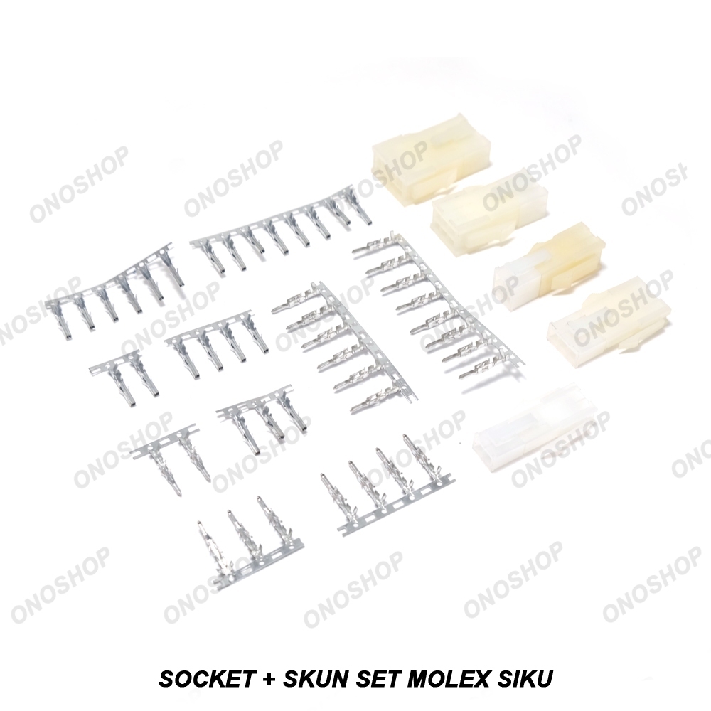 Jual Socket + Skun Set Molex Siku 5556+5557+5558+5559 | Shopee Indonesia