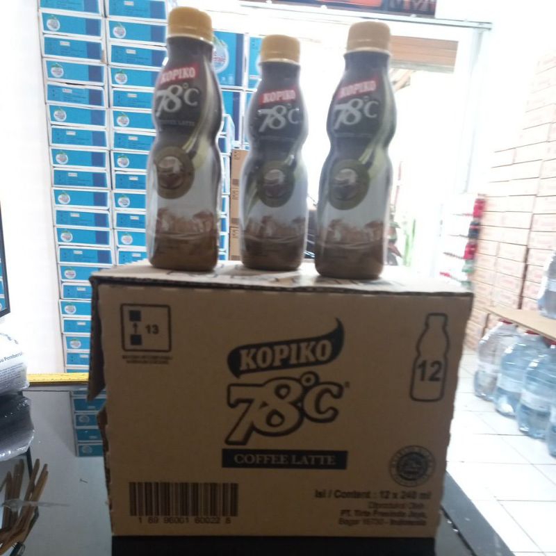 Jual kopiko Coffee latte isi 12 botol 240ml | Shopee Indonesia