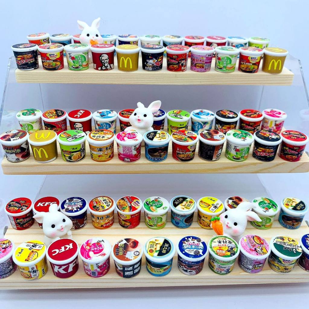 Jual 10Pcs Miniatur Food | Cake | Snack bucket | makanan | Shopee Indonesia