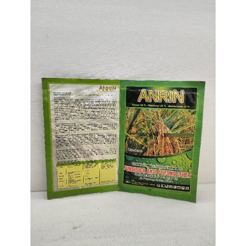 Jual FUNGISIDA ANRIN UNTUK PADI 50GRAM anti potong leher | Shopee Indonesia