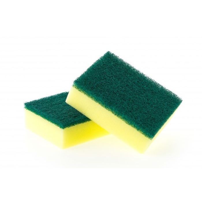 Jual SPONS KUNING CUCI PIRING SPON CUCI PIRING KUNING HIJAU 2 SISI ...