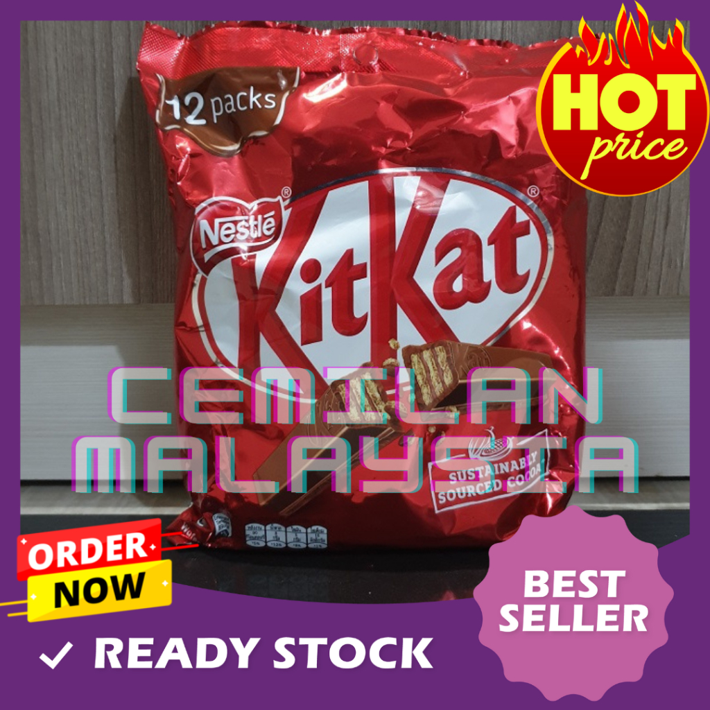 Jual WAFER KIT KAT PACK ISI 12 PCS MALAYSIA | Shopee Indonesia