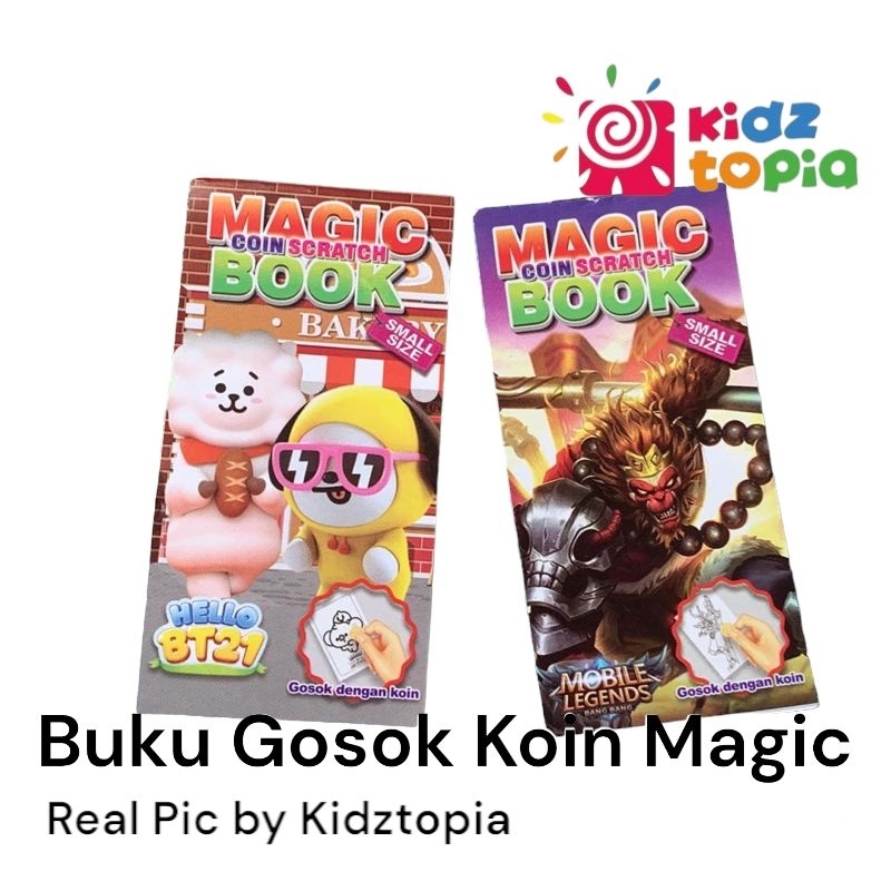 Jual KIDZTOPIA - Mainan Buku Gosok Koin Magic Jadul Murah [ Satuan ...