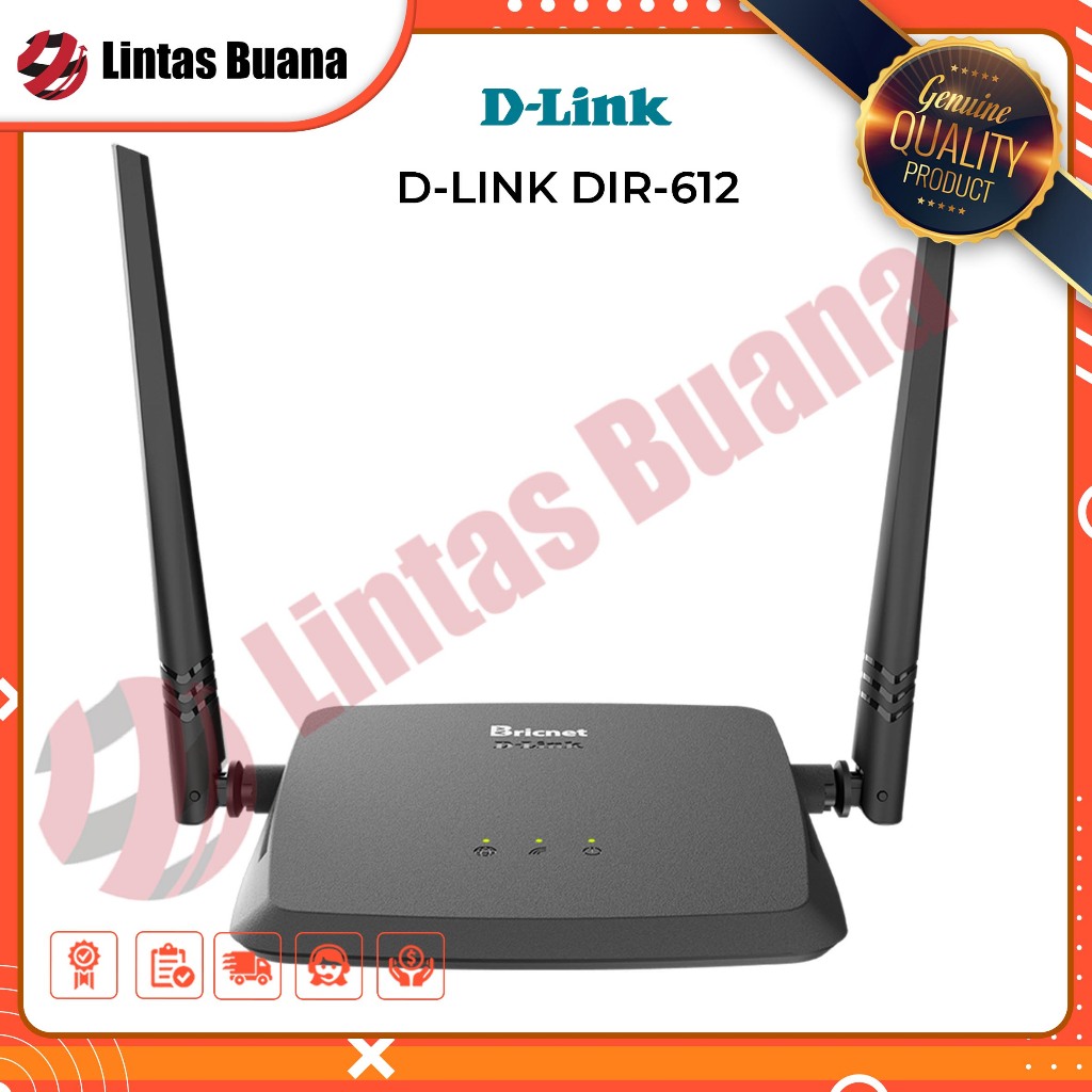 Jual DLINK DIR-612 Wireless N300 Wifi Router | Shopee Indonesia