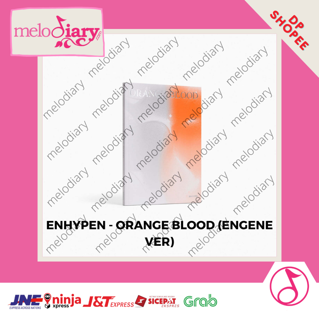 Jual ENHYPEN - ORANGE BLOOD (ENGENE ver.) (random version) | Shopee ...