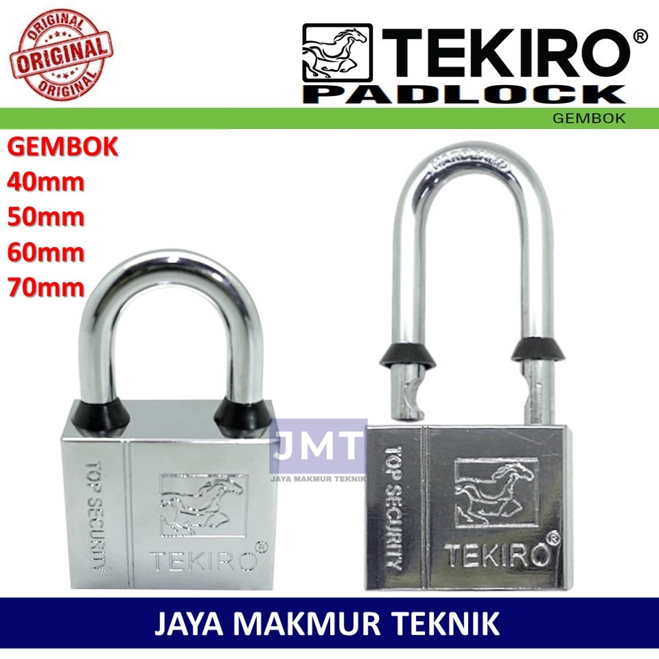 Jual TEKIRO Gembok Leher Pendek 70 mm Original | Shopee Indonesia