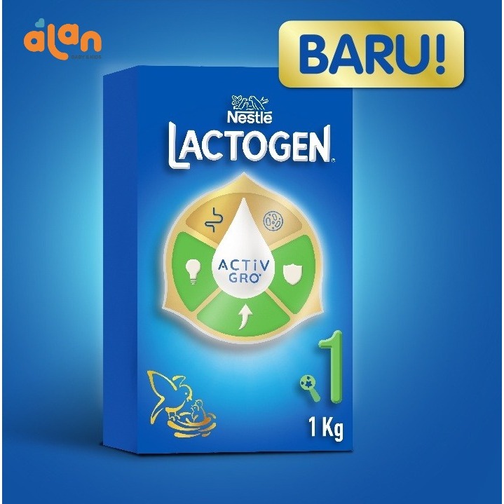 Jual Lactogen 1/2 1000G - Susu Formula 0-6 Bulan / 6-12 Bulan Activ Gro ...