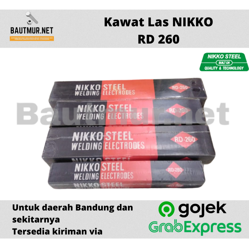 Jual (2KG) Kawat Las Listrik 2 mm NIKKO STEEL RD 260 - Welding Electrodes | Shopee Indonesia