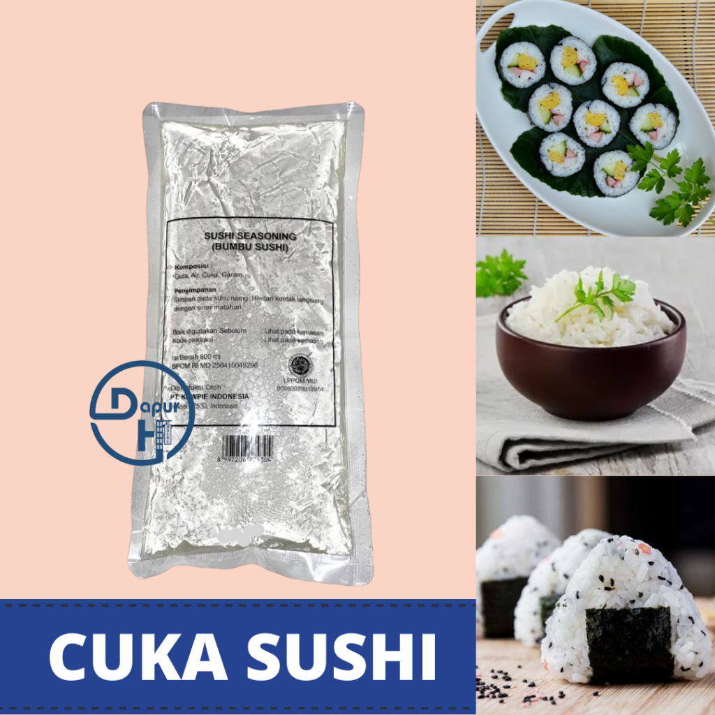 Jual Sushi Seasoning Kewpie 600 ml Bumbu Nasi Sushi/ Cuka Nasi Sushi ...