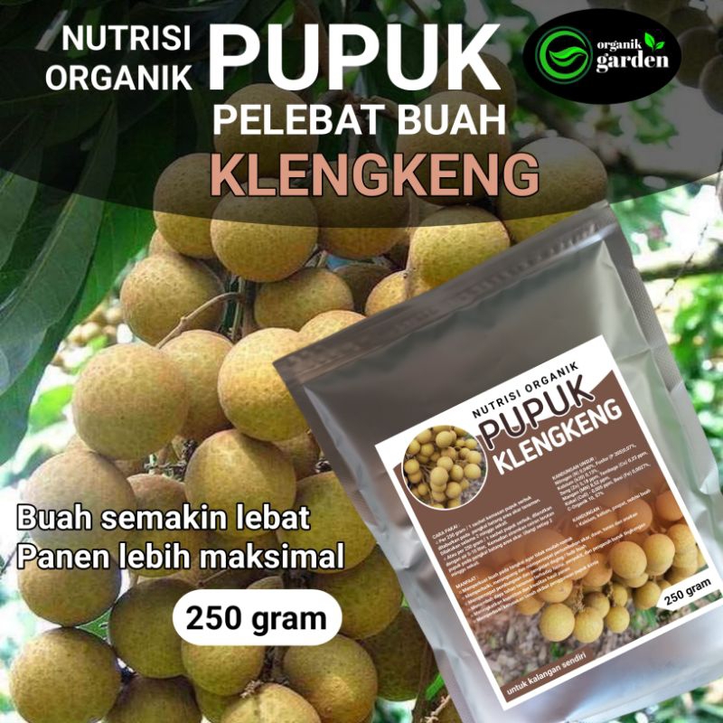 Jual pupuk pelebat buah KLENGKENG | booster nutrisi organik 250 gram | Shopee Indonesia