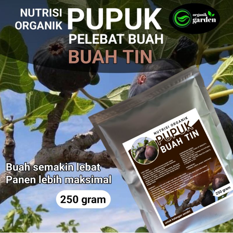 Jual pupuk pelebat BUAH TIN | booster nutrisi organik 250 gram | Shopee Indonesia
