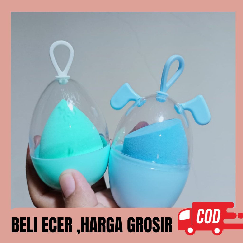 Jual Spon Blender Case Egg /Beauty Blender / Sponge Storage Puff Holder ...