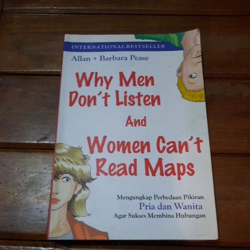 Jual WHY MEN DONT LISTEN AND WOMEN CANT READ MAPS ALLAN BARBARA PEASE | Shopee Indonesia