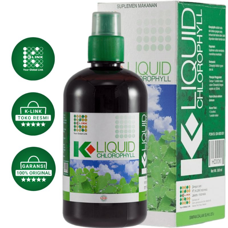 Jual Klink Clorophyl Klorofil Clorofil 500ml Chlorophyll AsliChlorophyl ...