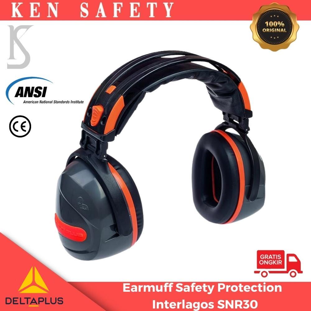 Jual Earmuff Safety Pelindung Telinga Deltaplus Interlagos SNR 30 dB ...