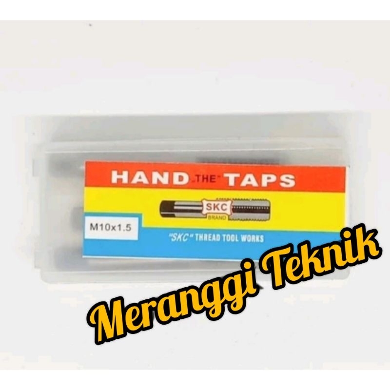 Jual SKC Mata tap M10 x 1,5 mm - hand tap 10 x 1.5 isi 3 pcs | Shopee Indonesia