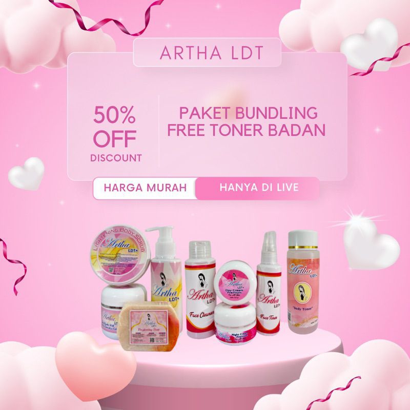 Jual ARTHA LDT PAKET BUNDLING (FREE TONER BADAN) | Shopee Indonesia