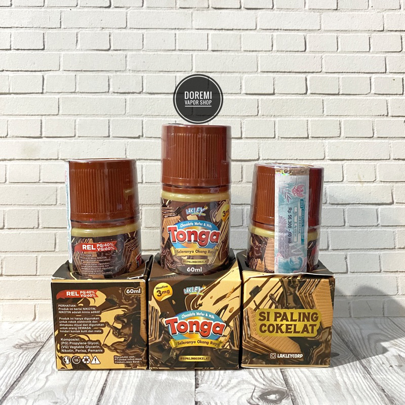 Jual TONGA CHOCOLATE WAFER MILK 60ML | Shopee Indonesia