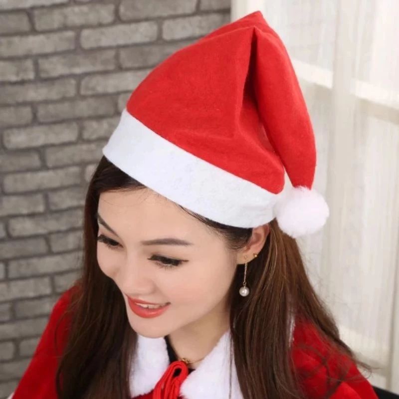 Jual TOPI NATAL/ TOPI MERICRIMES/ TOPI SANTA | Shopee Indonesia