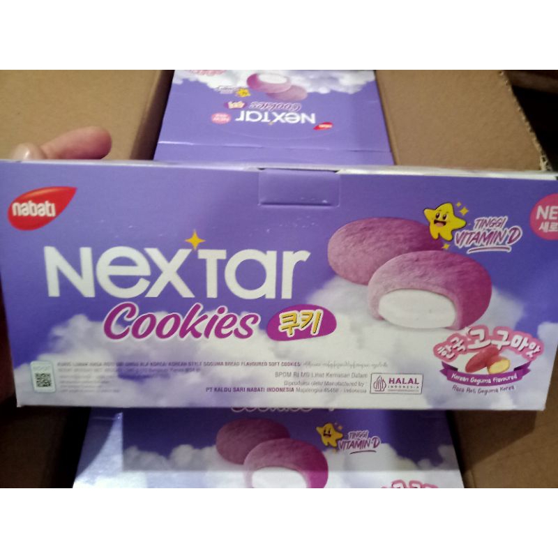 Jual Nextar Nabati Cookies Rasa Korean Goguma Flavoured 1 Box 10Pcs ...