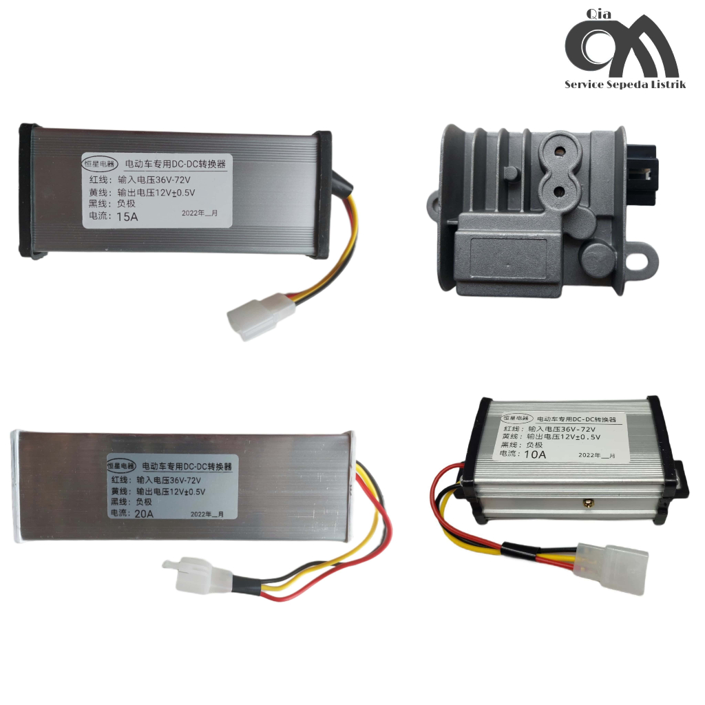 Jual Converter / Reducer DC to DC 36V-72V Ke 12V 10A-15A-20A-25A-30A ...