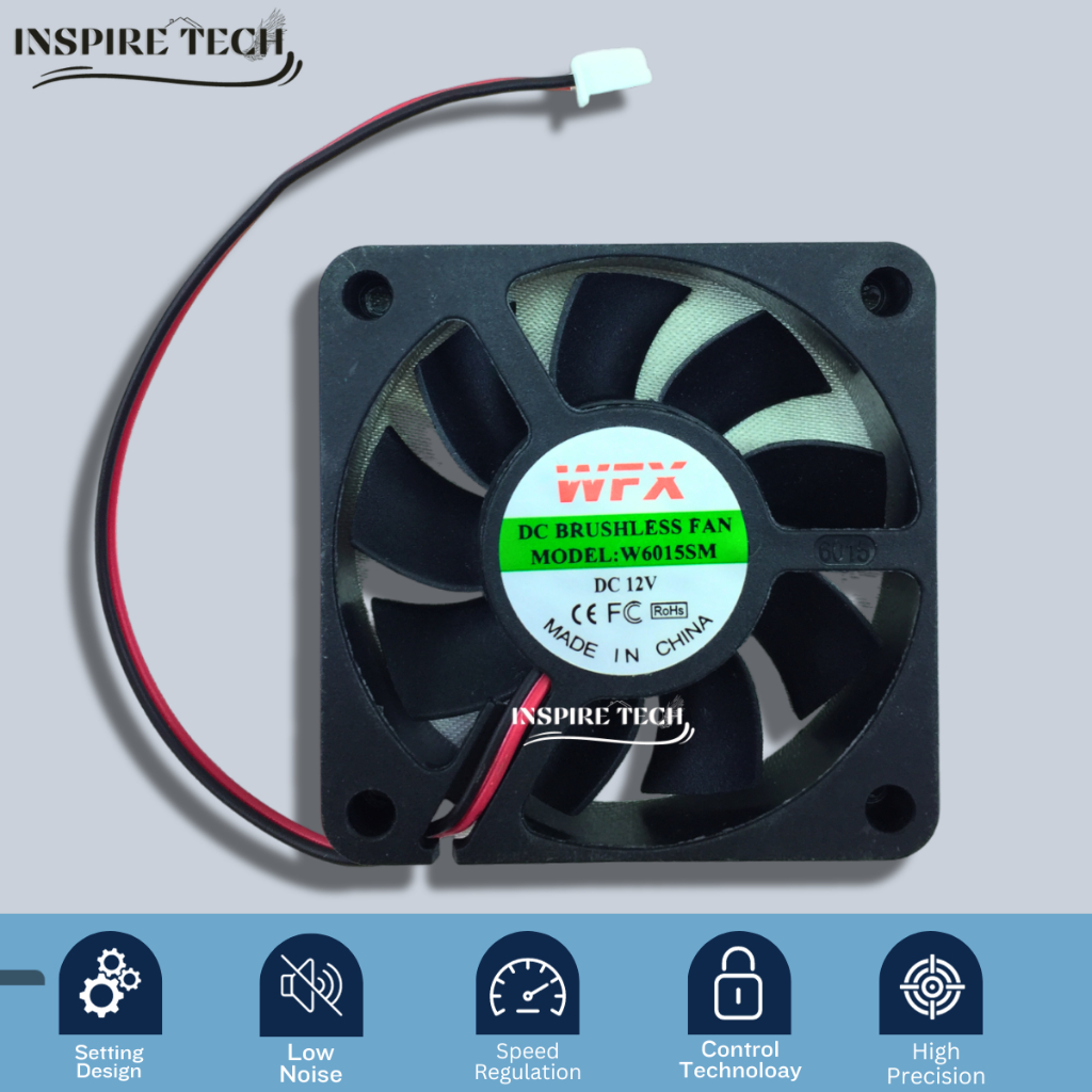 Jual Cooling Fan di gunakan untuk fan pada heatsink hot-end. DC FAN WFX 6015 60MM 6CM 12V 12V ...