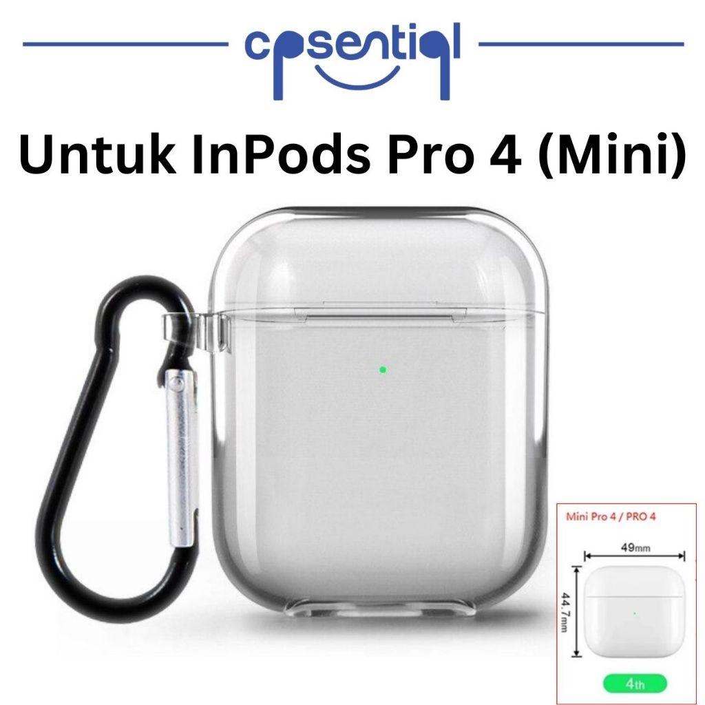Jual Case InPods Pro 4 (Mini) Robot T50S / Roker Eb811 / Ripple True Go ...