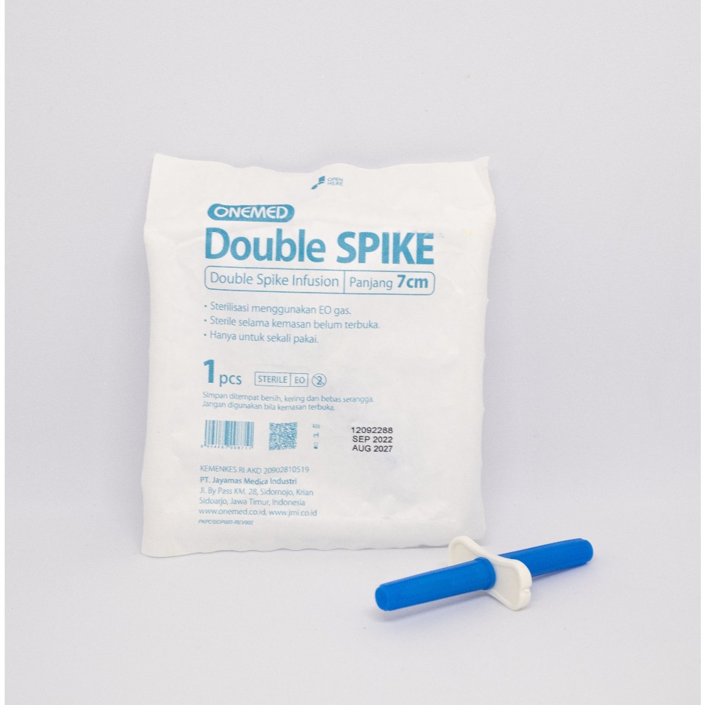 Jual Double Spike Infusion / Alat Penusuk botol Infus Onemed Original ...