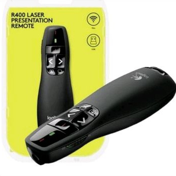 Jual LOGITECH R400 PRESENTER LASER POINTER PRESENTATION REMOTE | Shopee ...